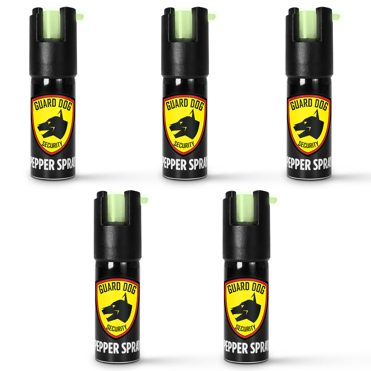 Glow in The Dark Pepper Spray - Twist Top Safety Lock - Compact Size ...