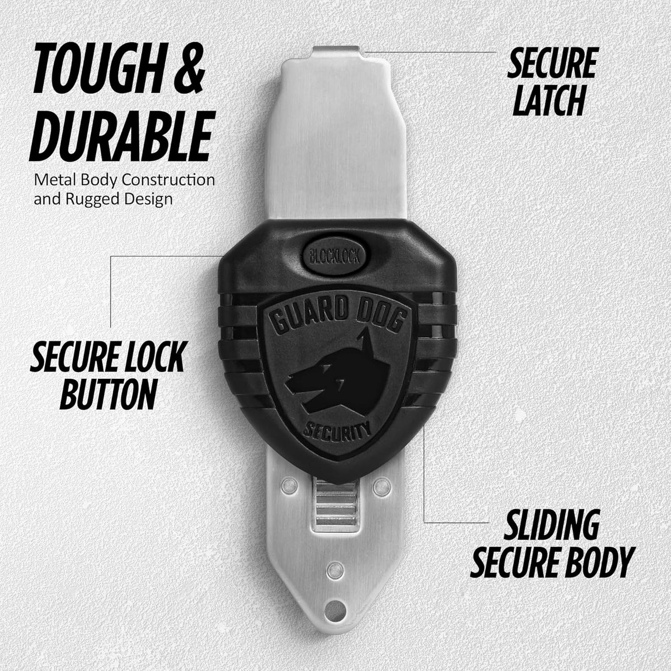 Blocklock - Portable Door Lock for Travel & Home – Guard Dog Security