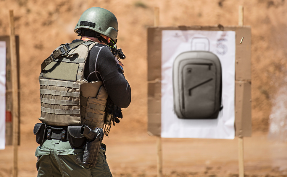 Buy Bulletproof Backpack Proshield Smart Grey online | TSA Approved ...